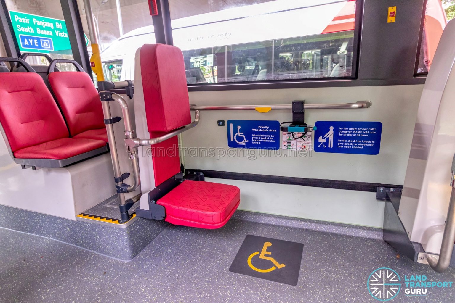 Linkker LM312 – Interior – Wheelchair Bay with Stroller Restraint ...
