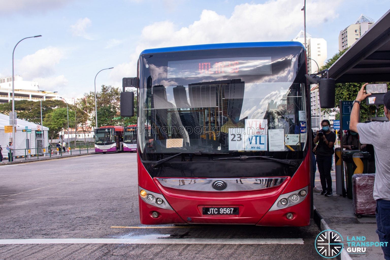Causeway Link VTL1 Bus Boarding Point at Queen Street Bus Terminal ...