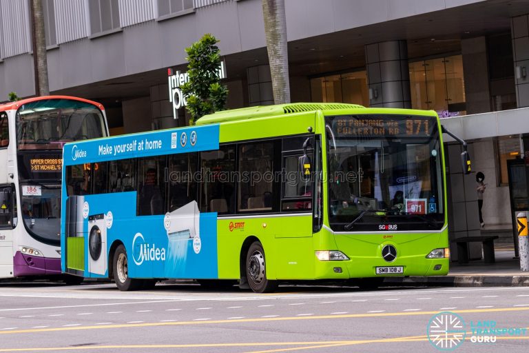 Bus 971 – SMRT Buses Mercedes-Benz OC500LE (SMB108J) | Land Transport Guru