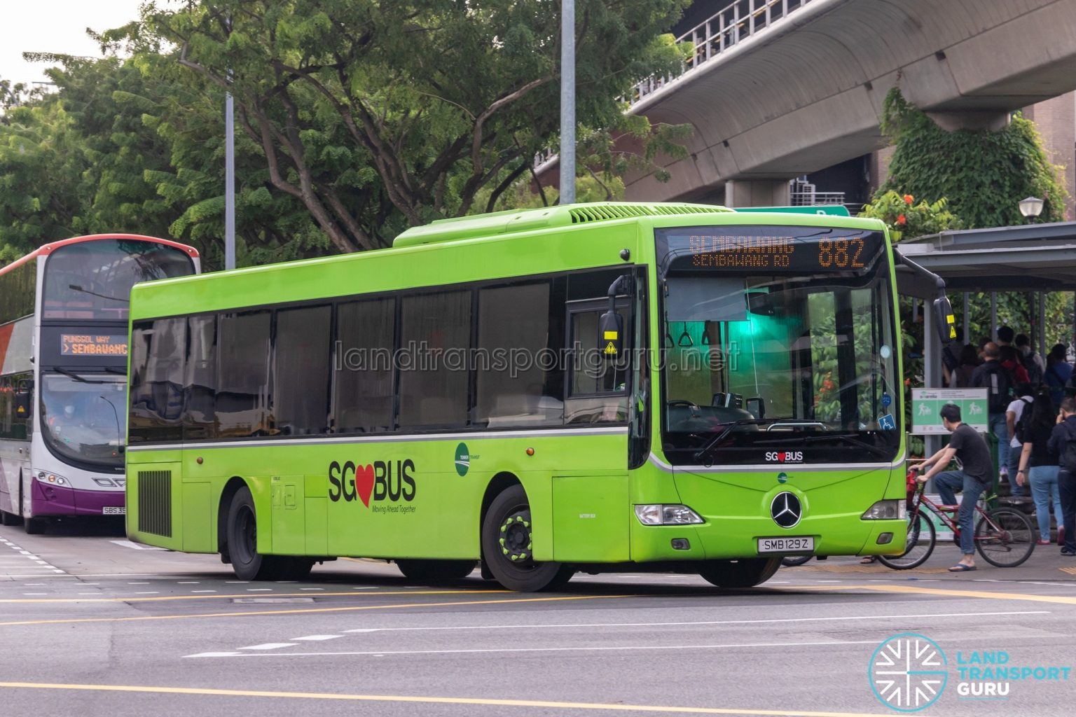 Bus 882 – Tower Transit Mercedes-Benz OC500LE (SMB129Z) | Land ...
