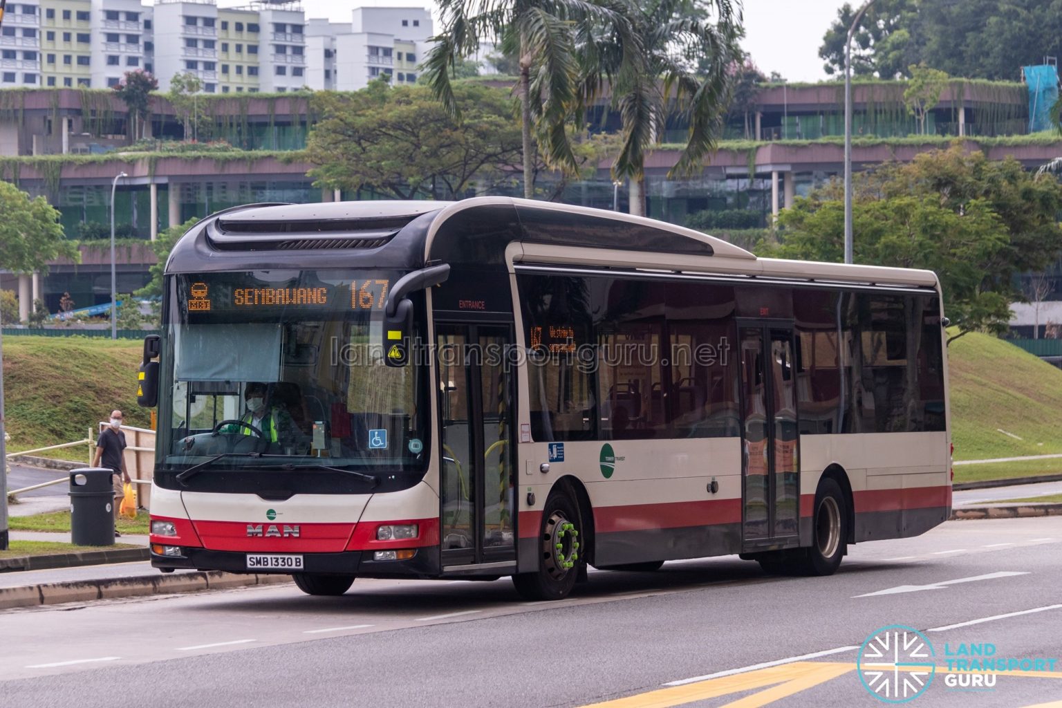 Bus 167 – Tower Transit MAN A22 (SMB1330B) | Land Transport Guru