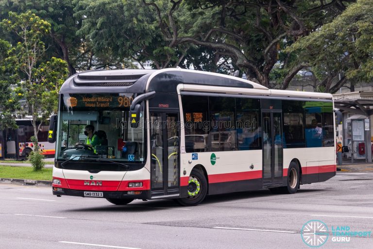 Bus 980 – Tower Transit MAN A22 (SMB1332X) | Land Transport Guru