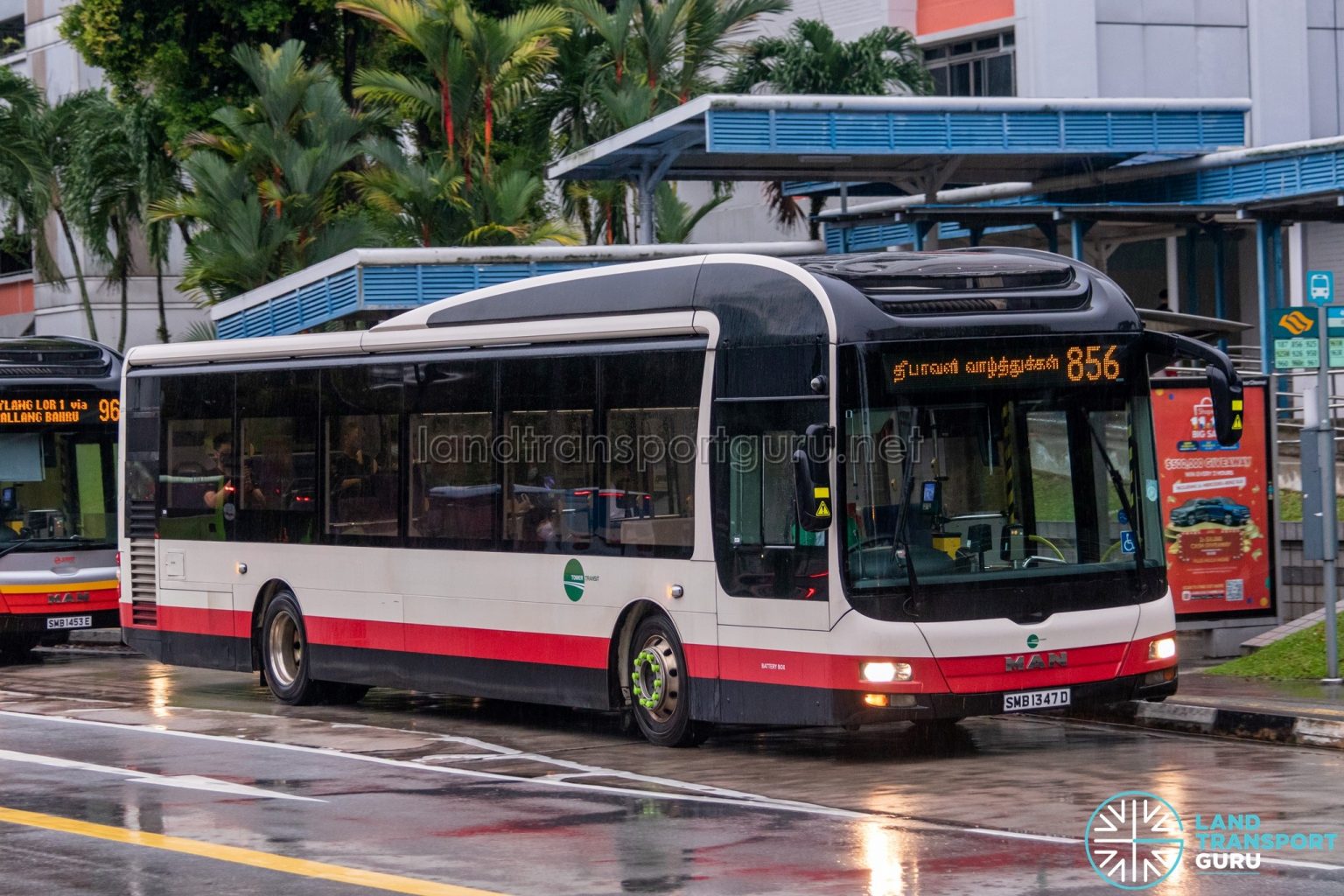 Bus 856 – Tower Transit MAN A22 (SMB1347D) | Land Transport Guru