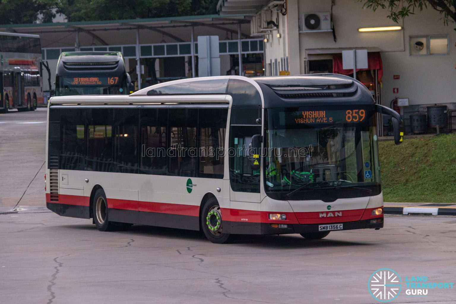 Bus 859 – Tower Transit MAN A22 (SMB1356C) | Land Transport Guru