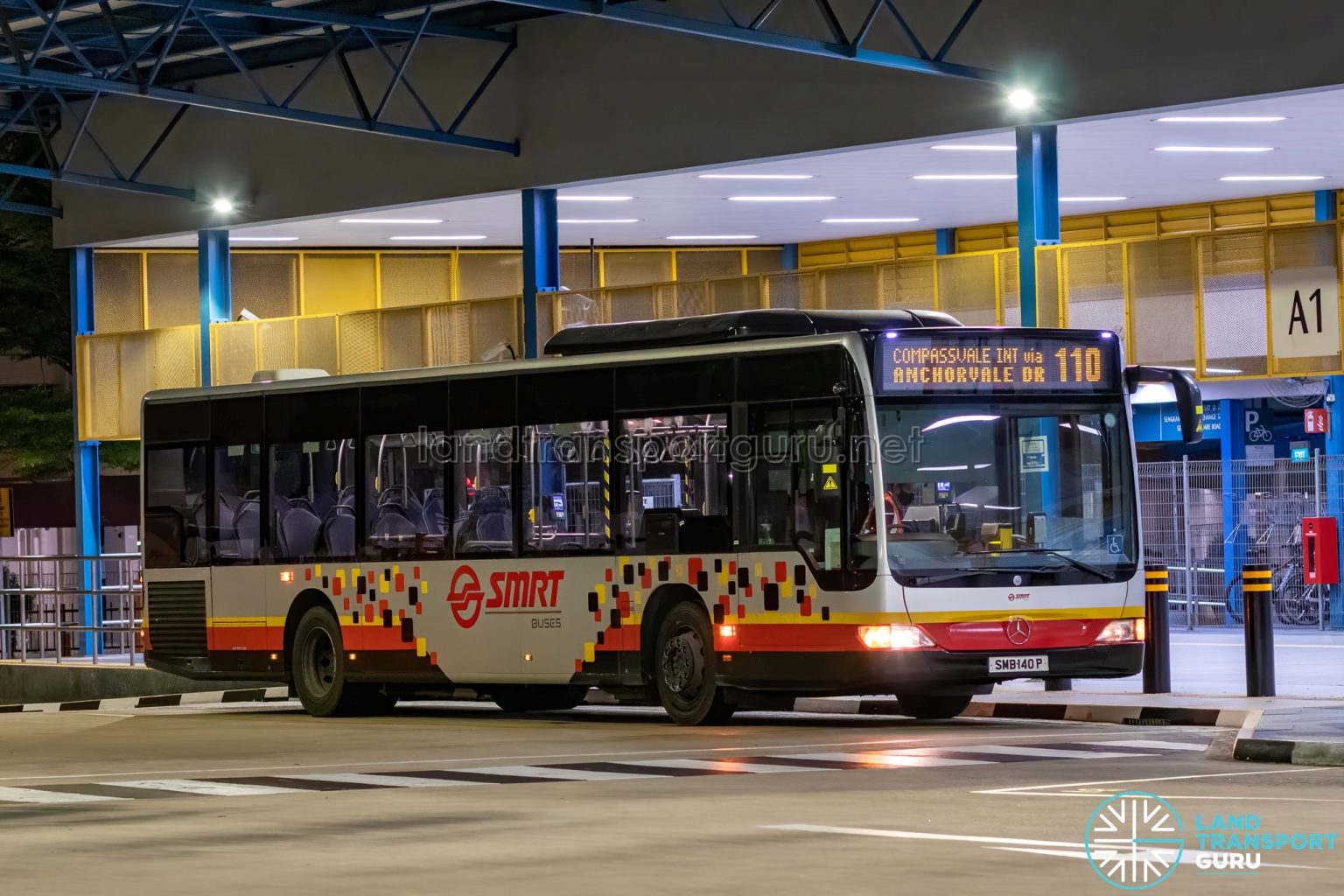 Bus 110 – SMRT Buses Mercedes-Benz Citaro (SMB140P) | Land Transport Guru
