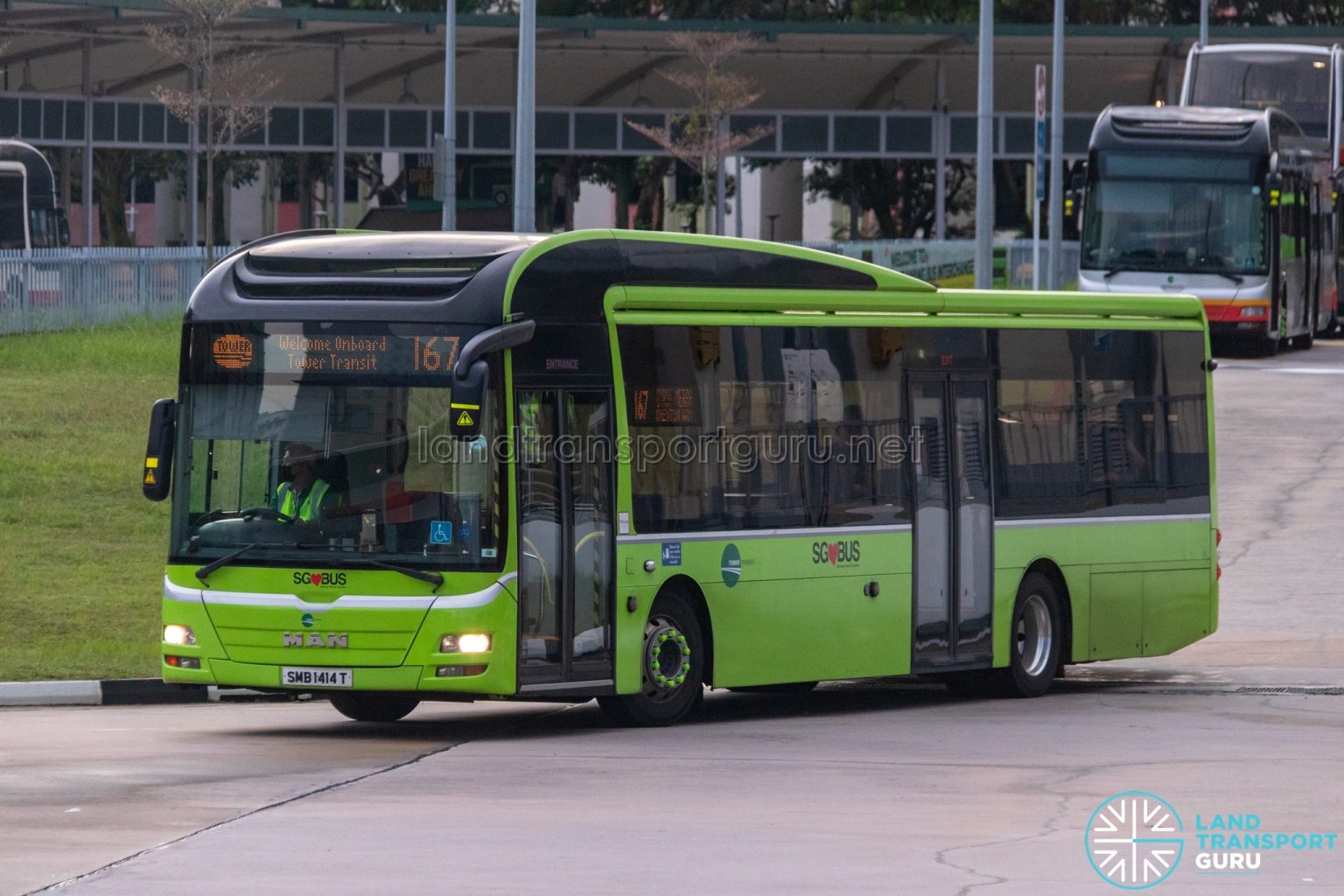 Bus 167 – Tower Transit MAN A22 (SMB1414T) | Land Transport Guru