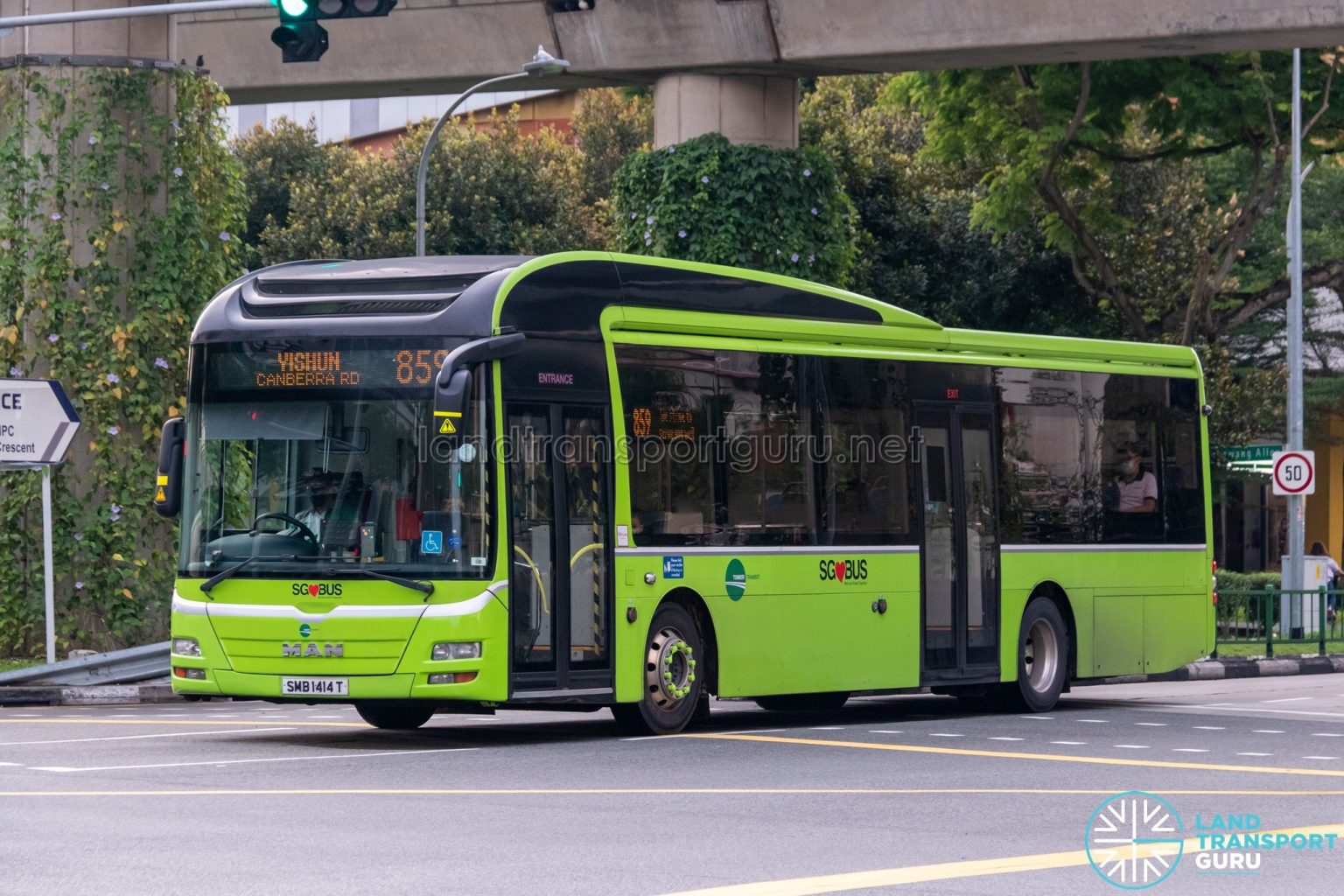 Bus 859 – Tower Transit MAN A22 (SMB1414T) | Land Transport Guru