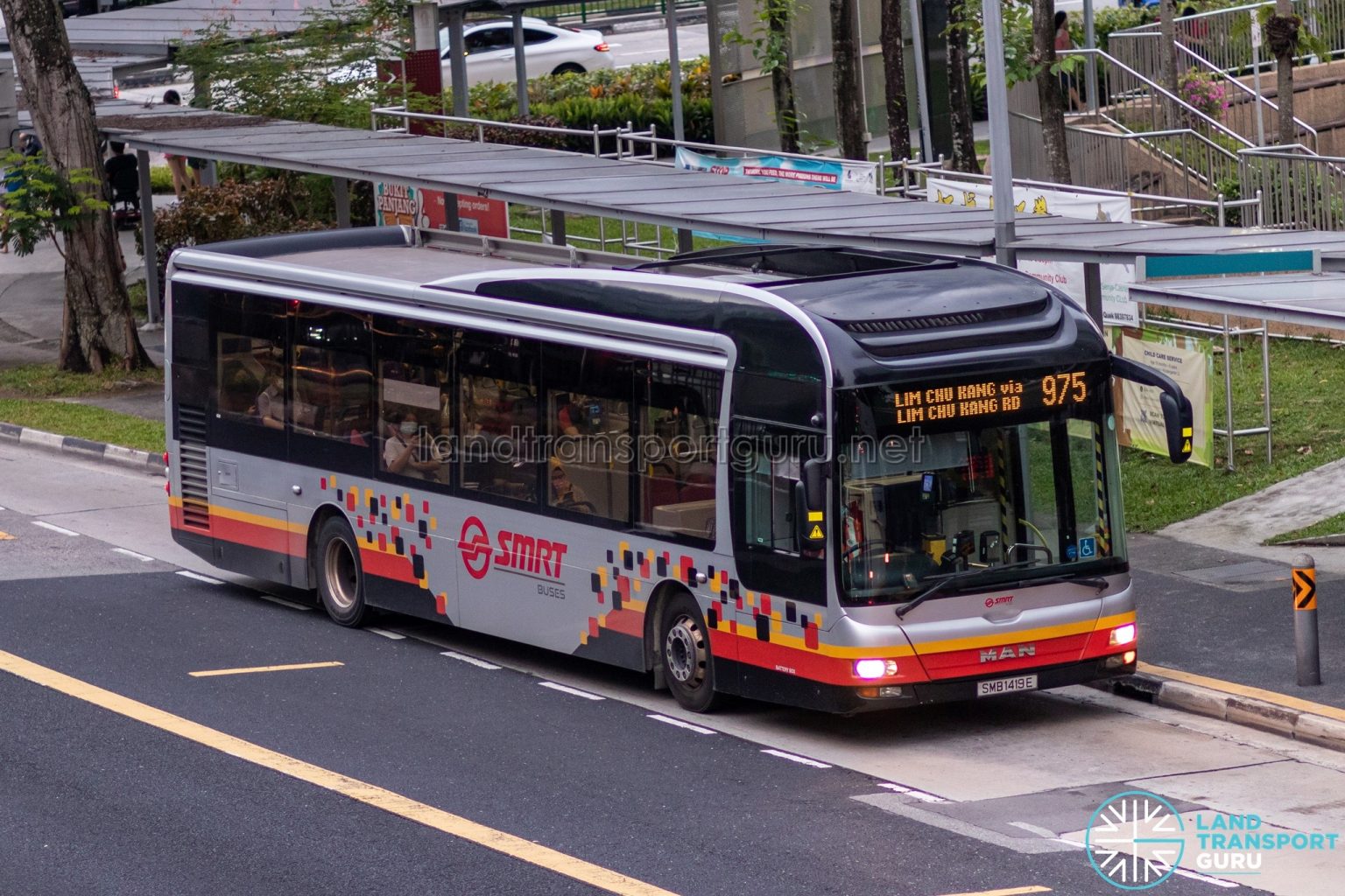 Bus 975 – SMRT Buses MAN A22 (SMB1419E) | Land Transport Guru