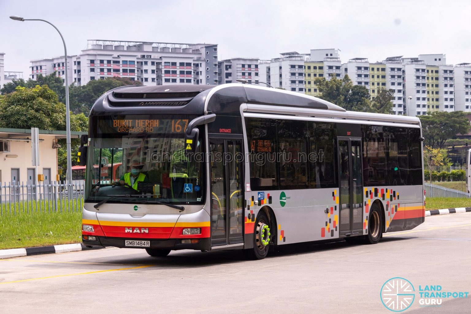 Bus 167 – Tower Transit MAN A22 (SMB1484R) | Land Transport Guru