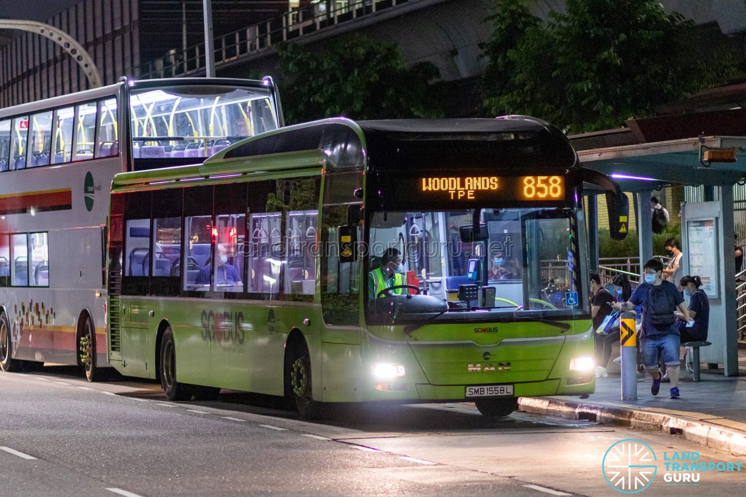 Bus 858 – Tower Transit MAN A22 (SMB1558L) | Land Transport Guru