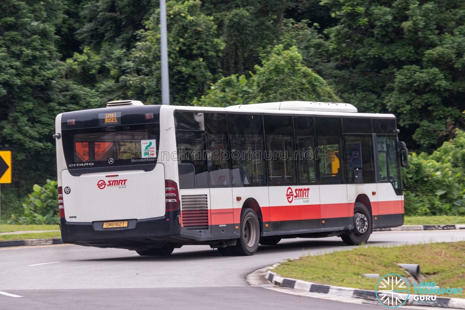 SMRT Buses Mercedes-Benz Citaro (SMB182T) [Rear] | Land Transport Guru