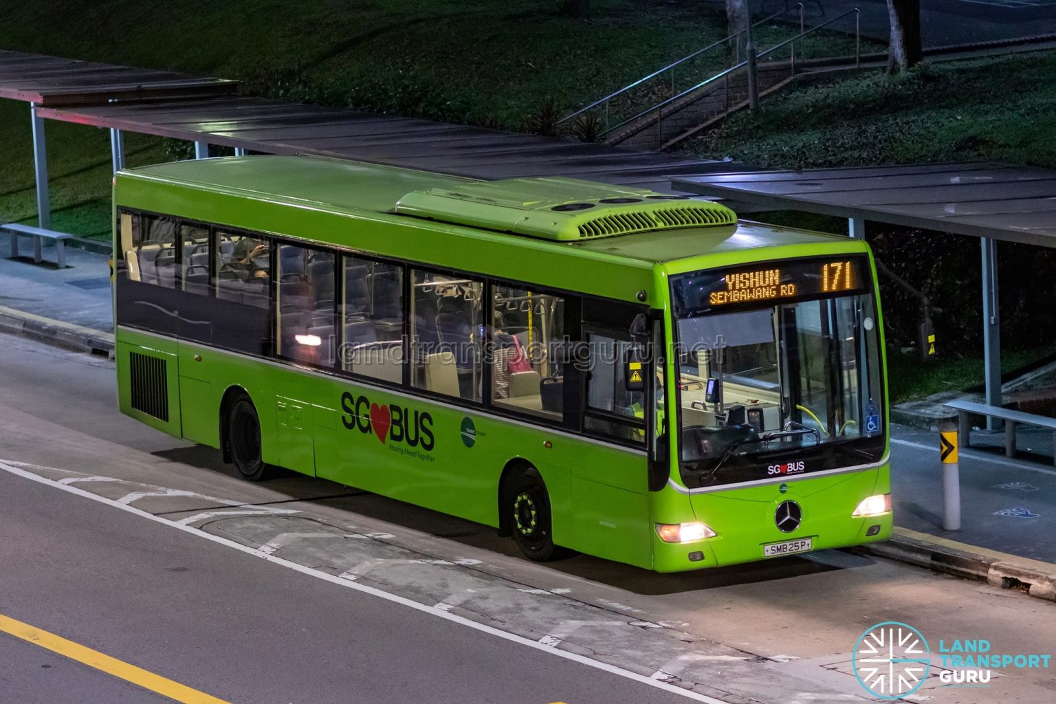 Bus 171 – Tower Transit Mercedes-Benz OC500LE (SMB25P) | Land Transport ...