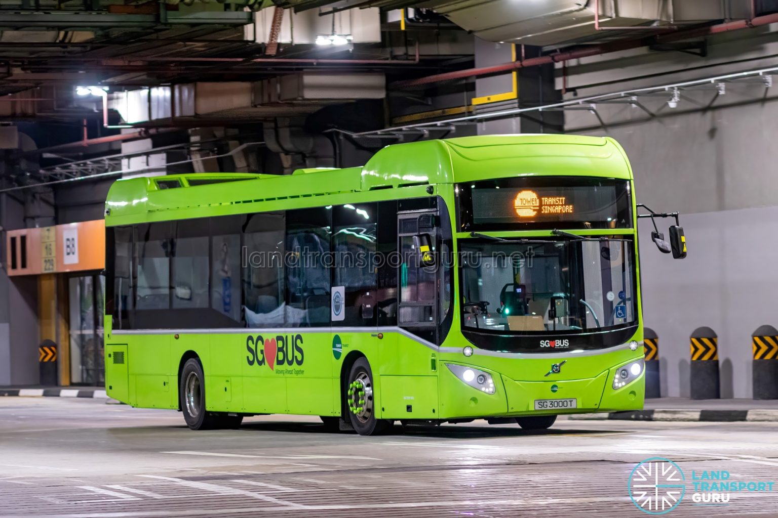 Tower Transit Singapore Logo – Tower Transit Volvo B5LH (SG3000T ...