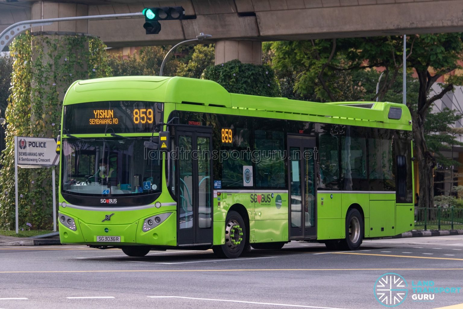 Bus 859 – Tower Transit Volvo B5LH (SG3036R) | Land Transport Guru