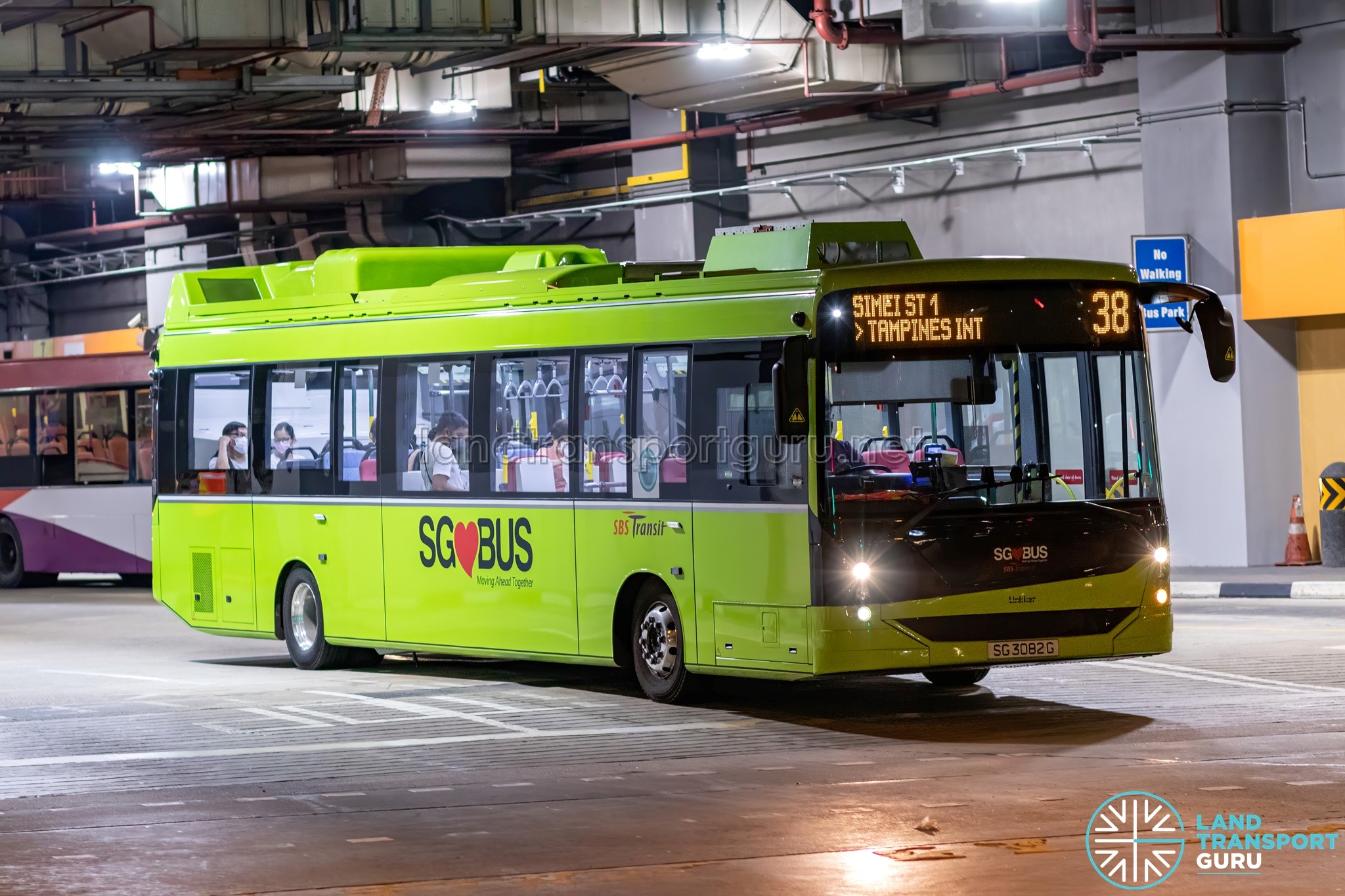 Bus 38 SBS Transit Linkker LM312 SG3082G Land Transport Guru Bus 38 SBS Transit Linkker LM312 SG3082G Land Transport Guru