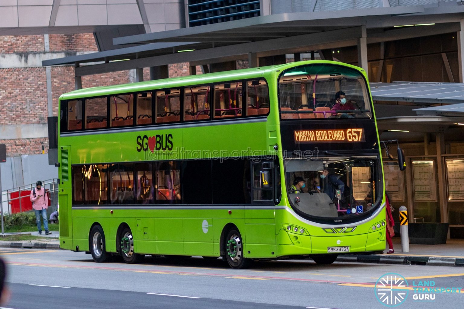 City Direct 657 – Tower Transit Volvo B9TL Wright (SBS3375A) | Land ...