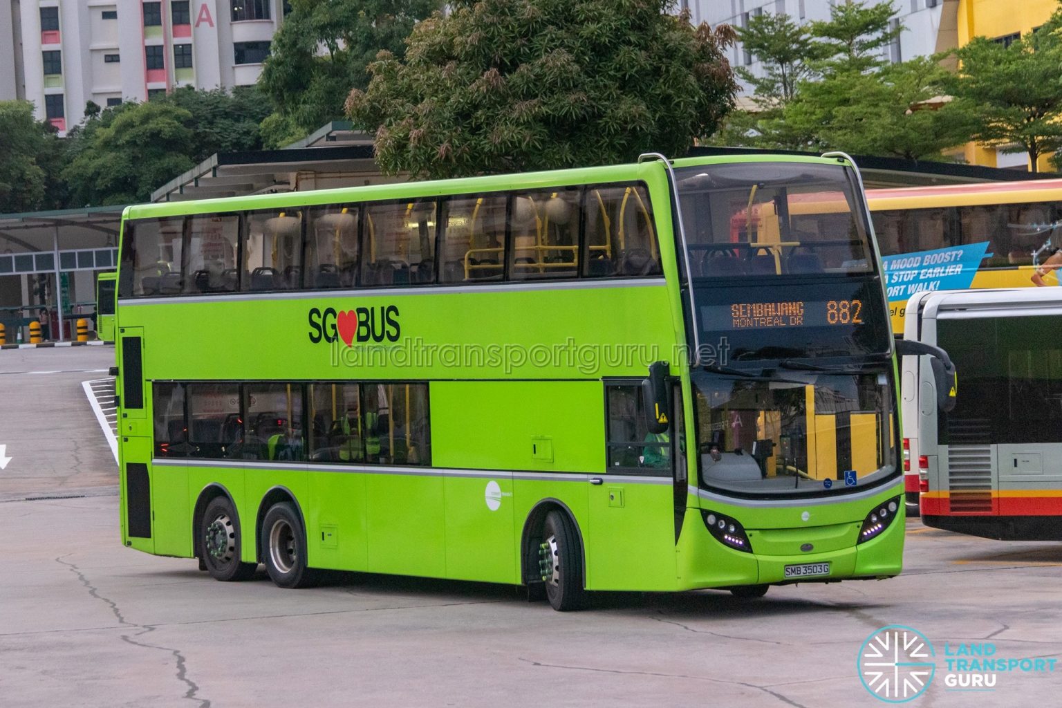 Bus 882 – Tower Transit Alexander Dennis Enviro500 (SMB3503G) | Land ...