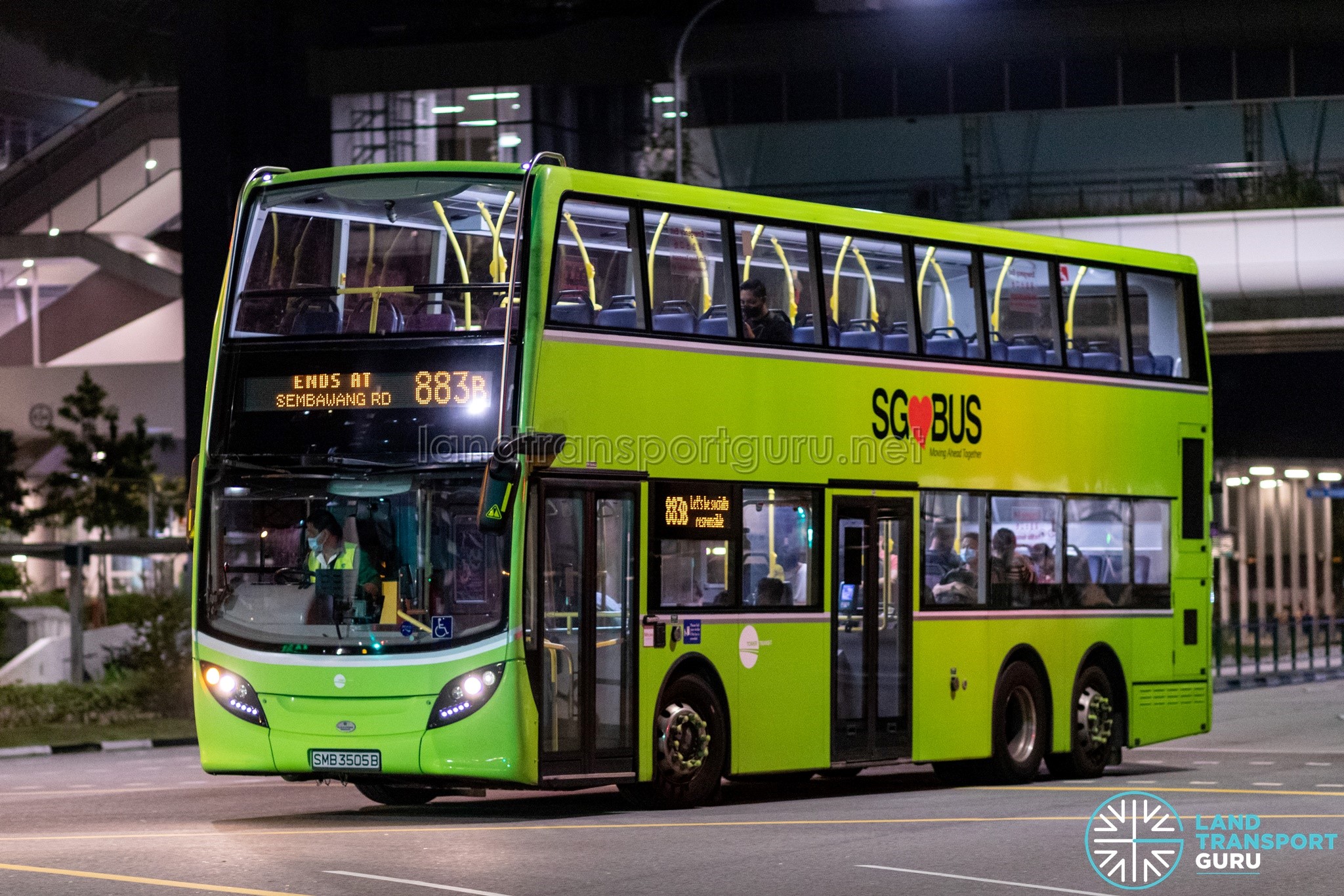 Bus 883B Tower Transit Alexander Dennis Enviro500 SMB3505B Land Bus 883B Tower Transit Alexander Dennis Enviro500 SMB3505B Land