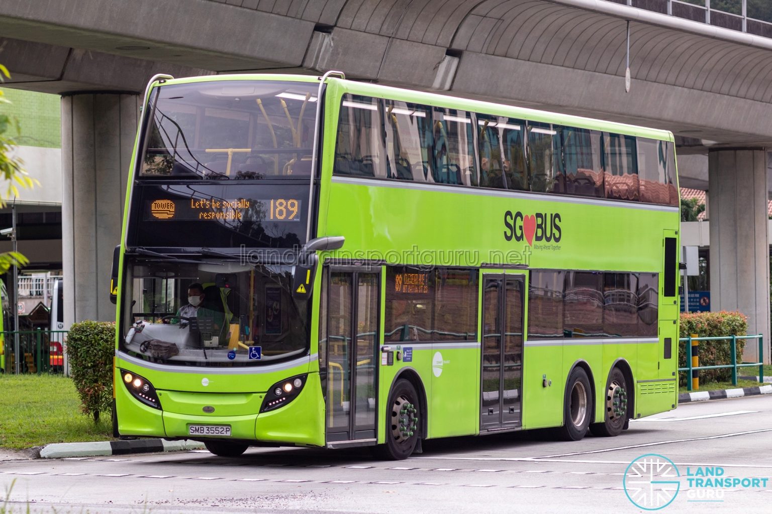Bus 189 – Tower Transit Alexander Dennis Enviro500 (SMB3552P) | Land ...