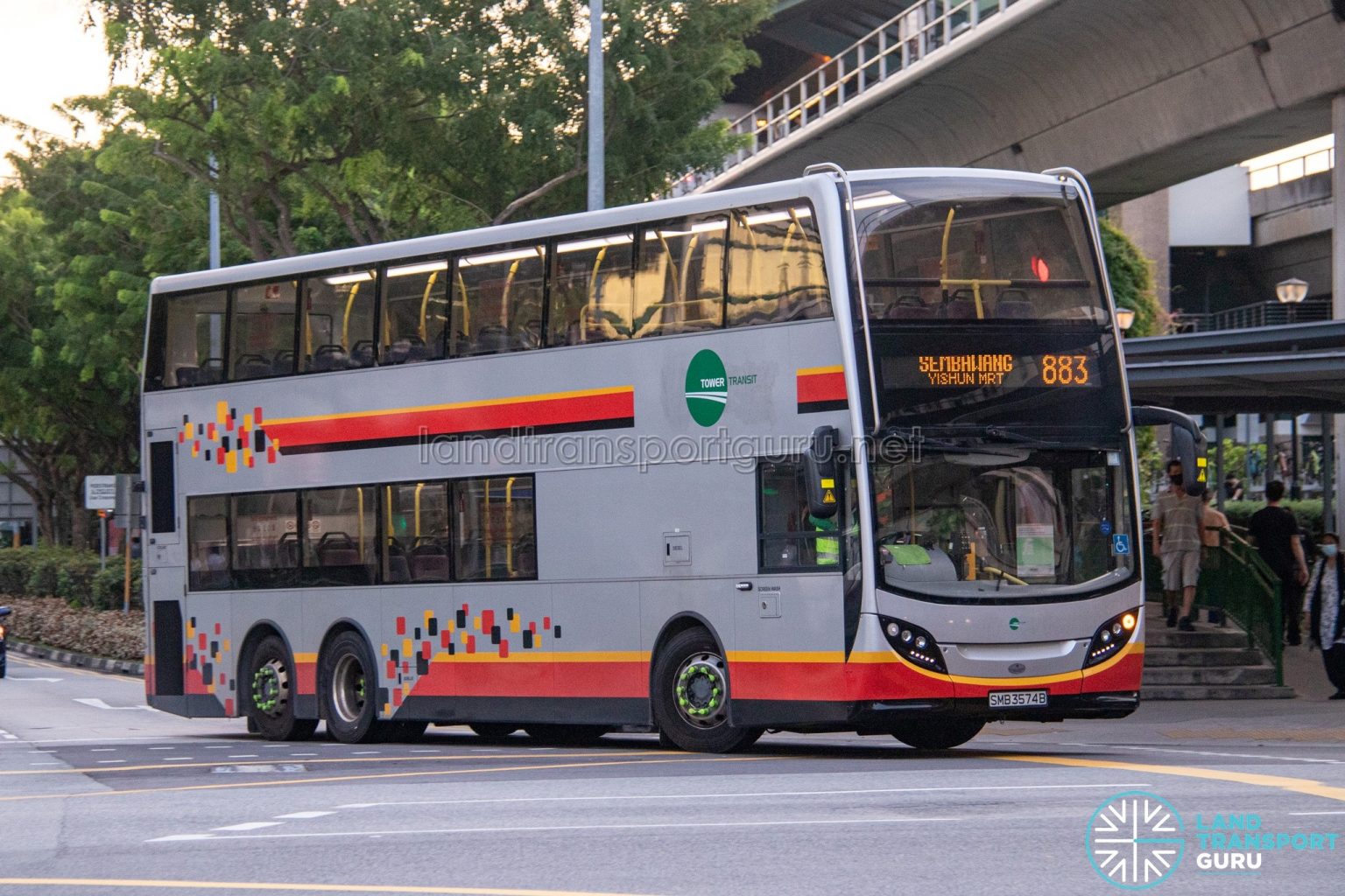 Bus 883 – Tower Transit Alexander Dennis Enviro500 (SMB3574B) | Land ...