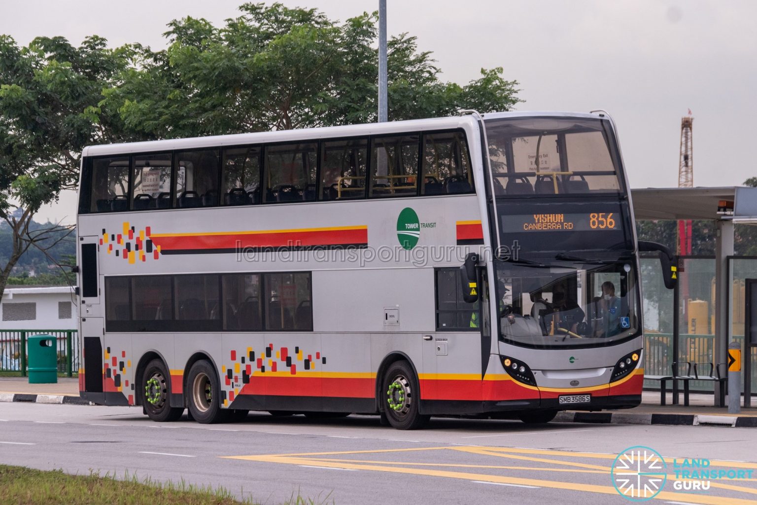Bus 856 – Tower Transit Alexander Dennis Enviro500 (SMB3586S) | Land ...