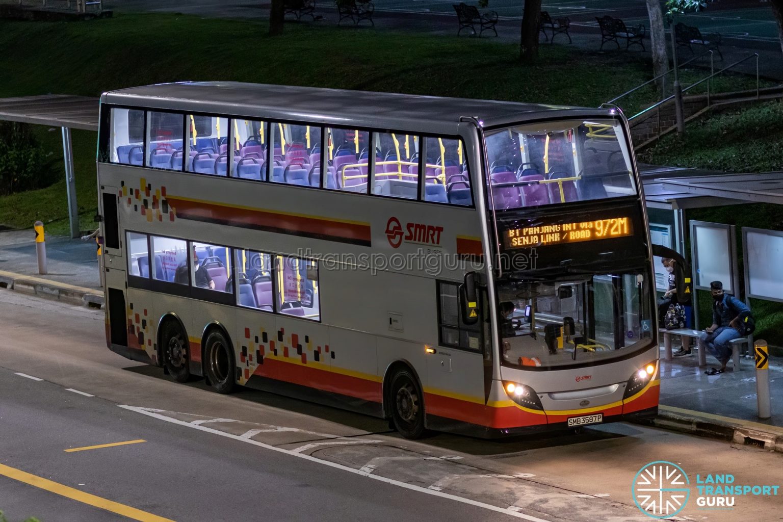 Bus 972M SMRT Buses Alexander Dennis Enviro500 SMB3587P Land bus-972m-smrt-buses-alexander-dennis-enviro500-smb3587p-land