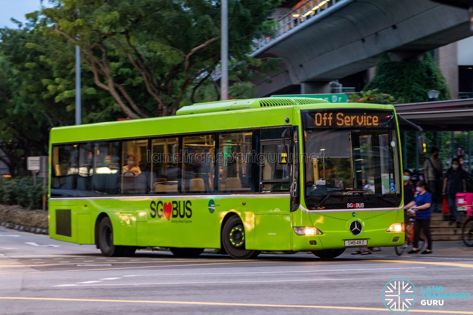 Off Service – Tower Transit Mercedes-Benz OC500LE (SMB48Z) | Land ...