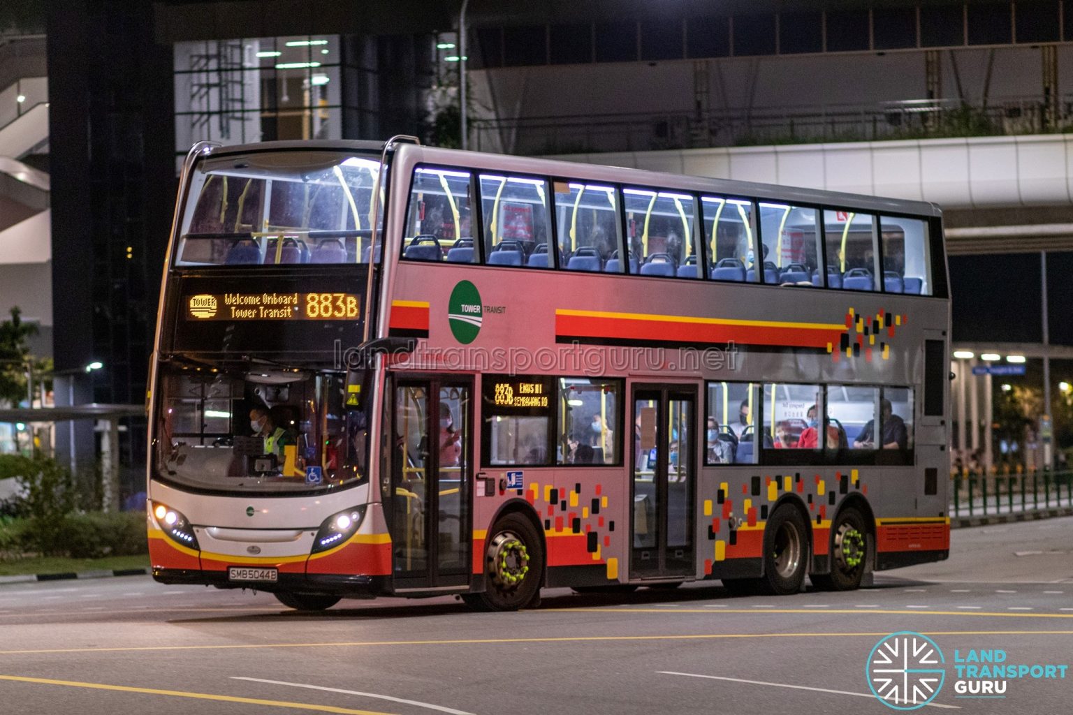Bus 883B – Tower Transit Alexander Dennis Enviro500 (SMB5044B) | Land ...