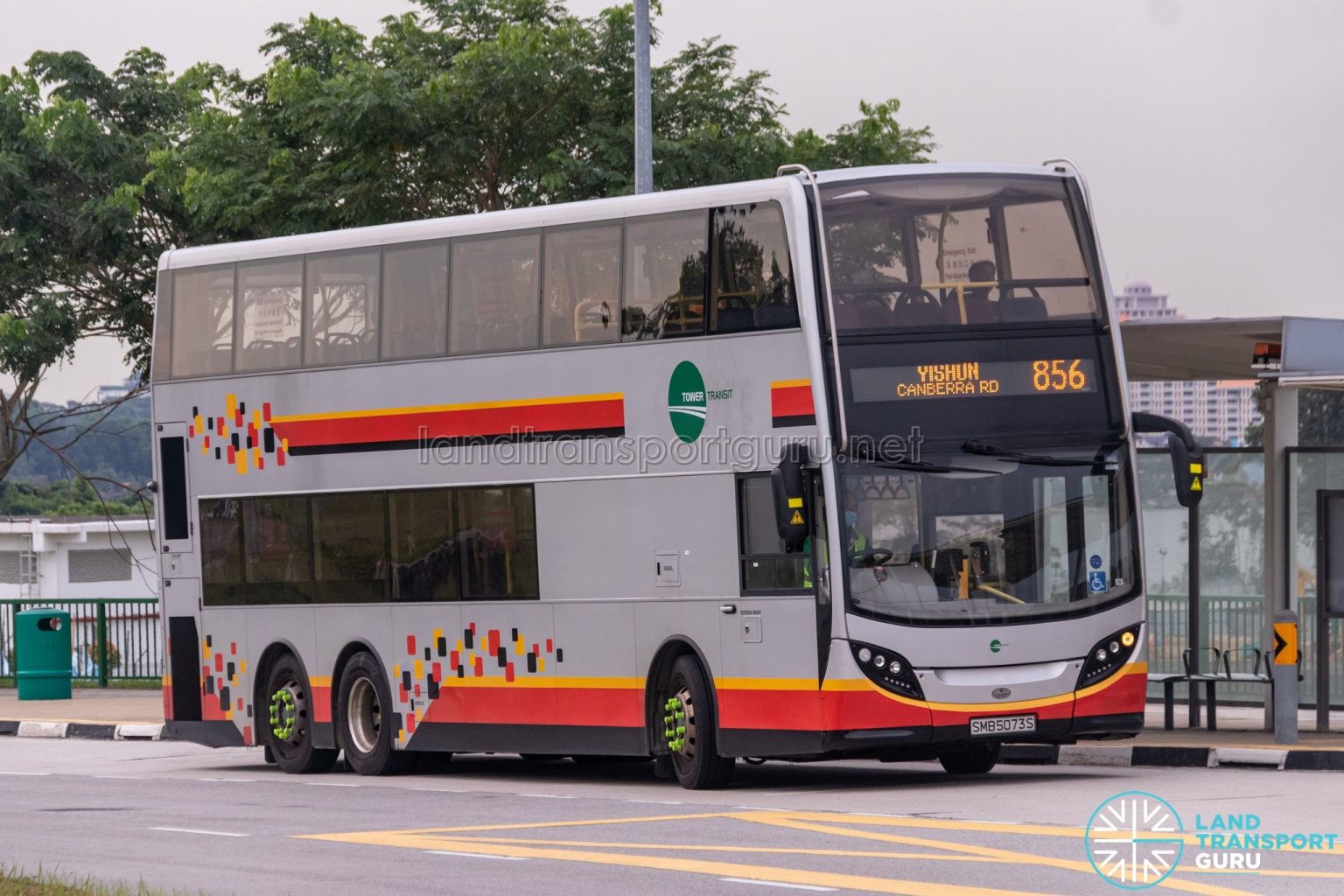 Bus 856 – Tower Transit Alexander Dennis Enviro500 (SMB5073S) | Land ...