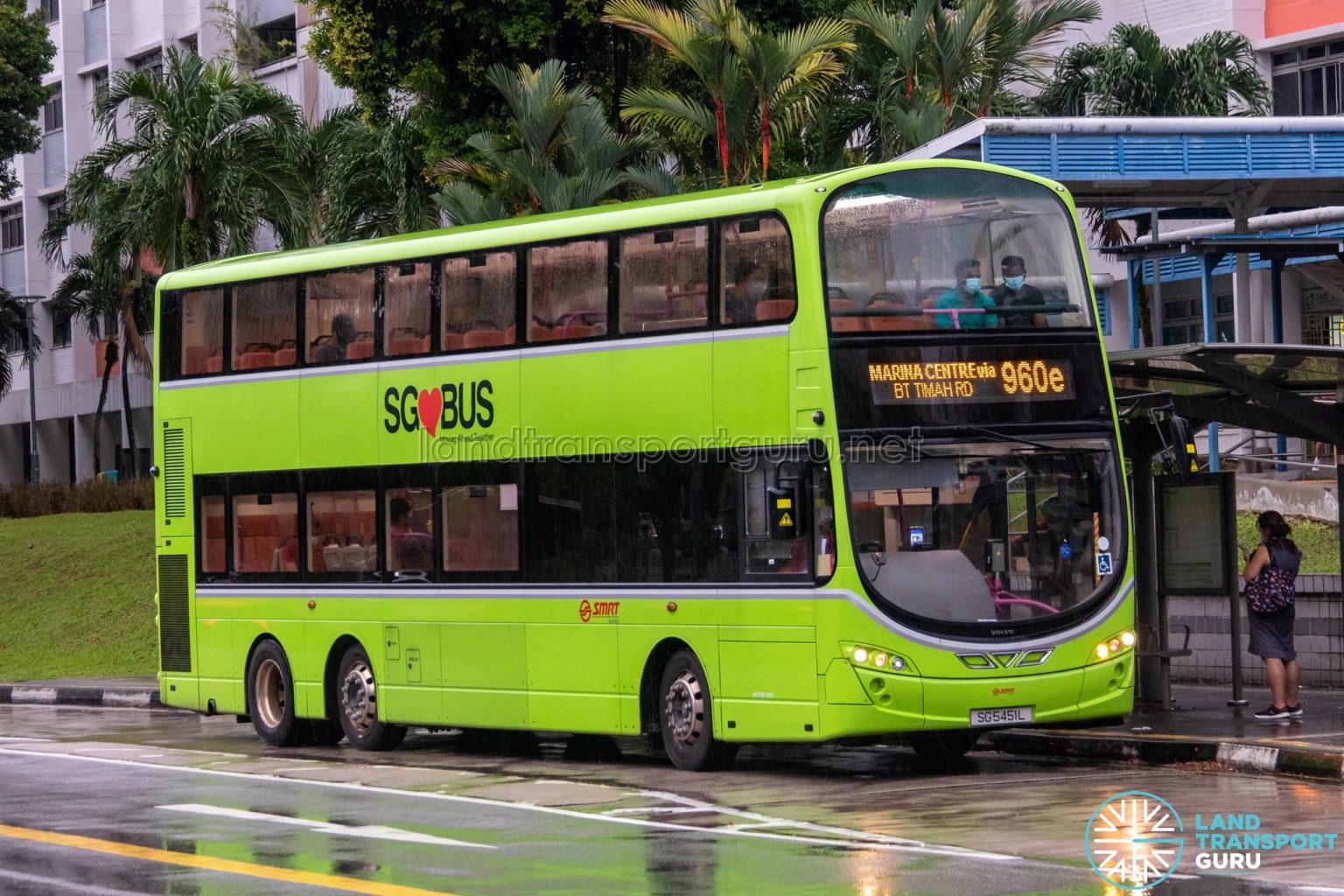 Express 960e – SMRT Buses Volvo B9TL Wright (SG5451L) | Land Transport Guru