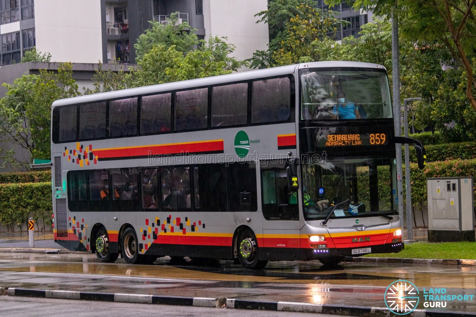 Bus 859 – Tower Transit MAN A95 (SG5746L) | Land Transport Guru