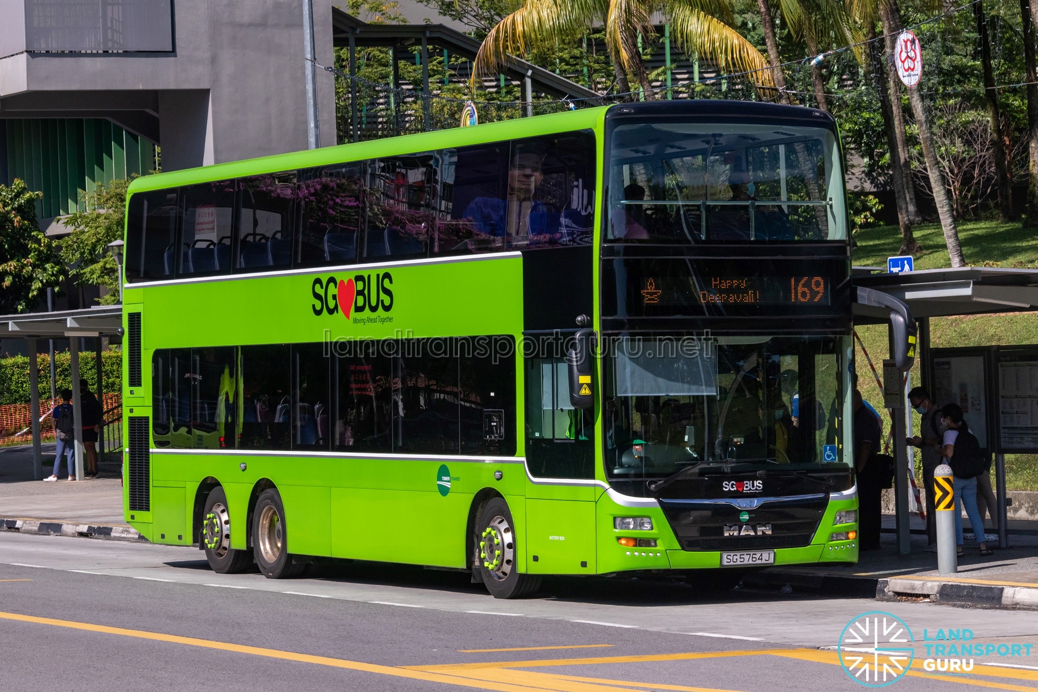 Bus 169 Tower Transit MAN A95 SG5764J Land Transport Guru Bus 169 Tower Transit MAN A95 SG5764J Land Transport Guru