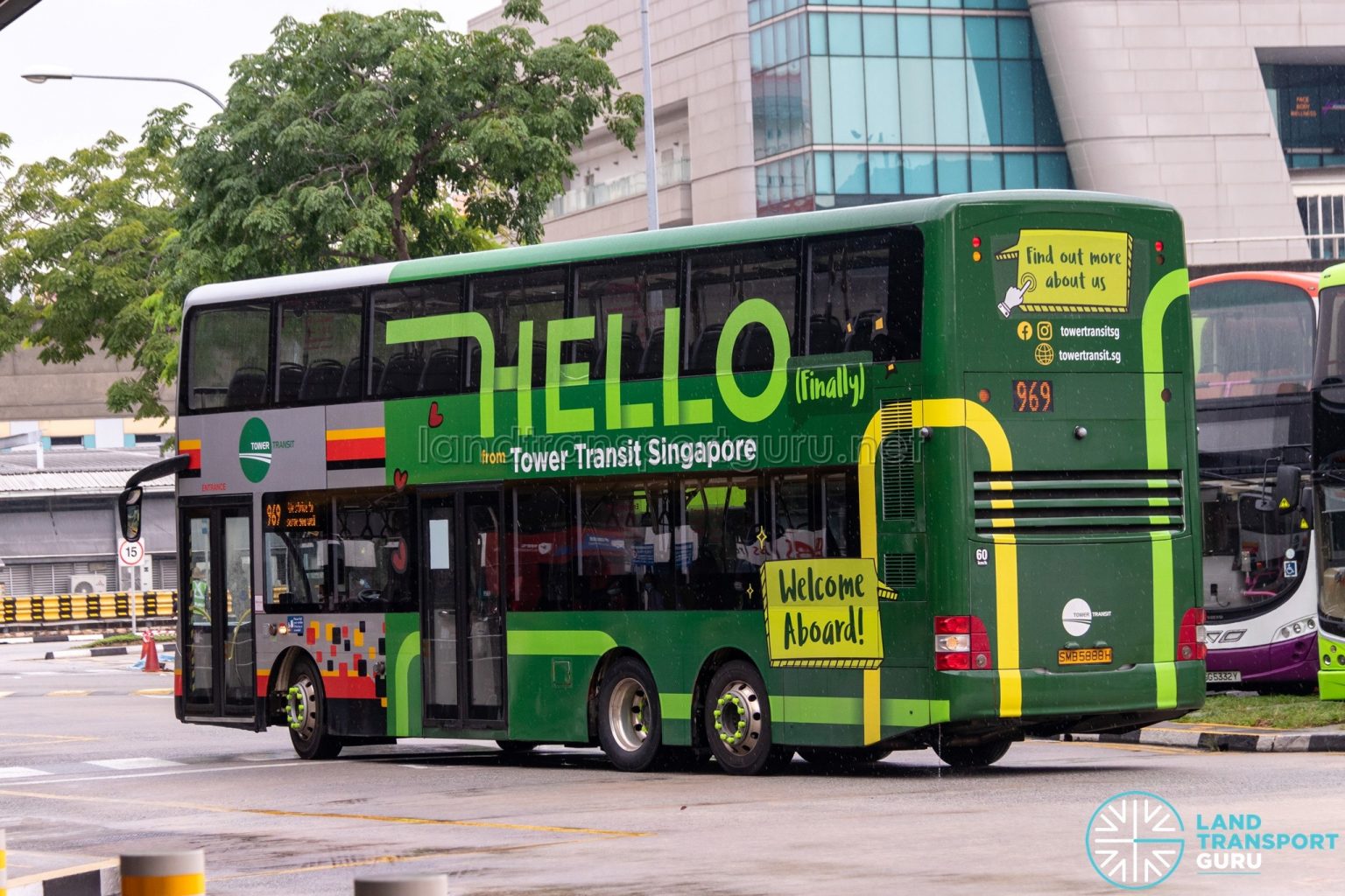 Tower Transit MAN A95 (SMB5888H) [Rear] | Land Transport Guru