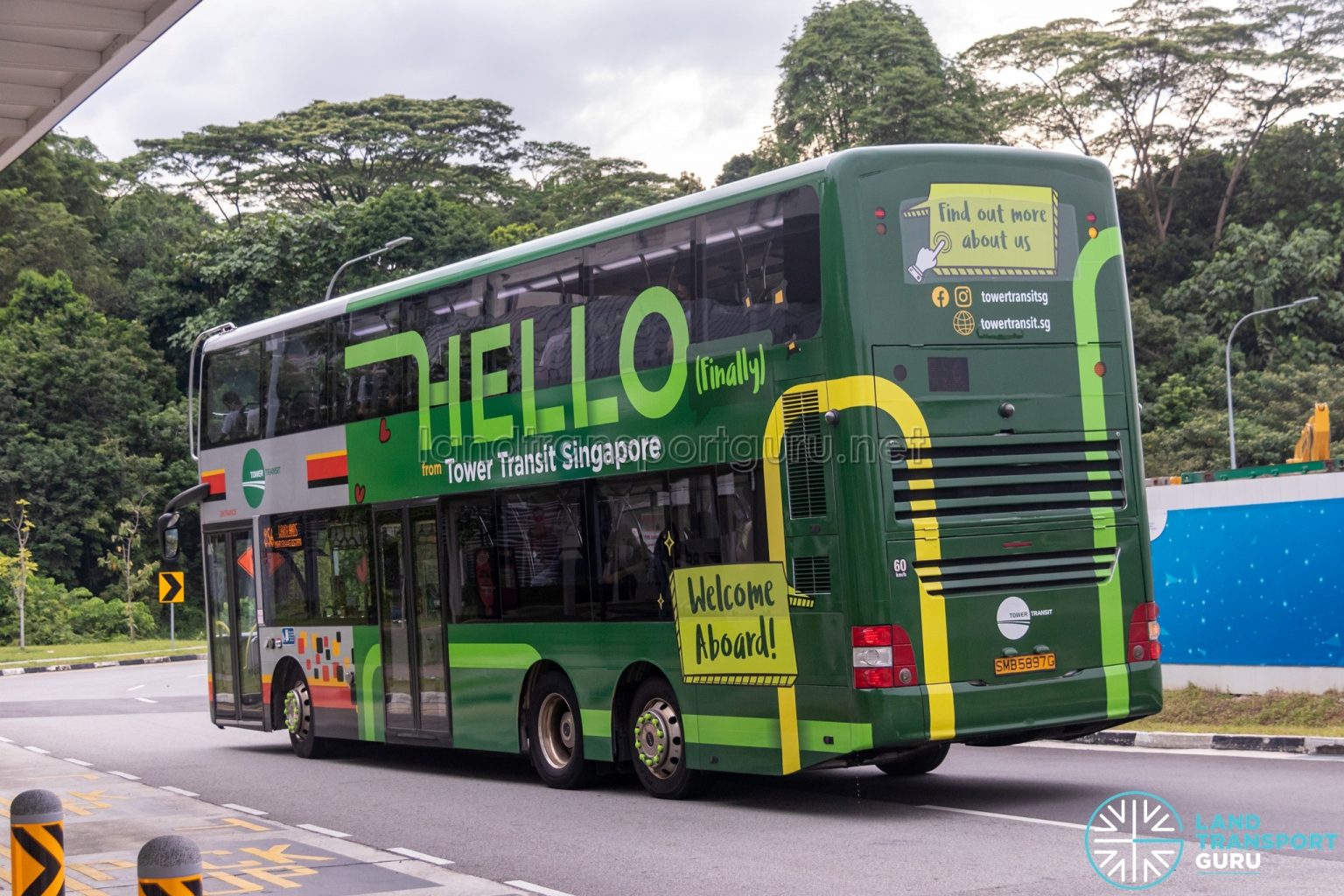 Tower Transit MAN A95 (SMB5897G) [Rear] | Land Transport Guru