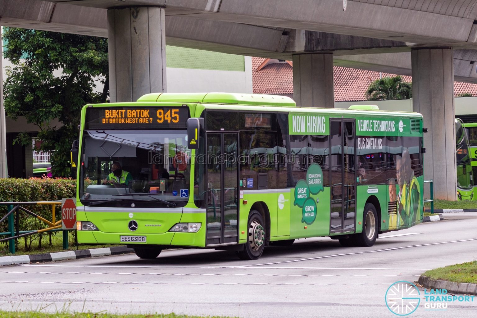 Bus 945 – Tower Transit Mercedes-Benz Citaro (SBS6316B) | Land ...