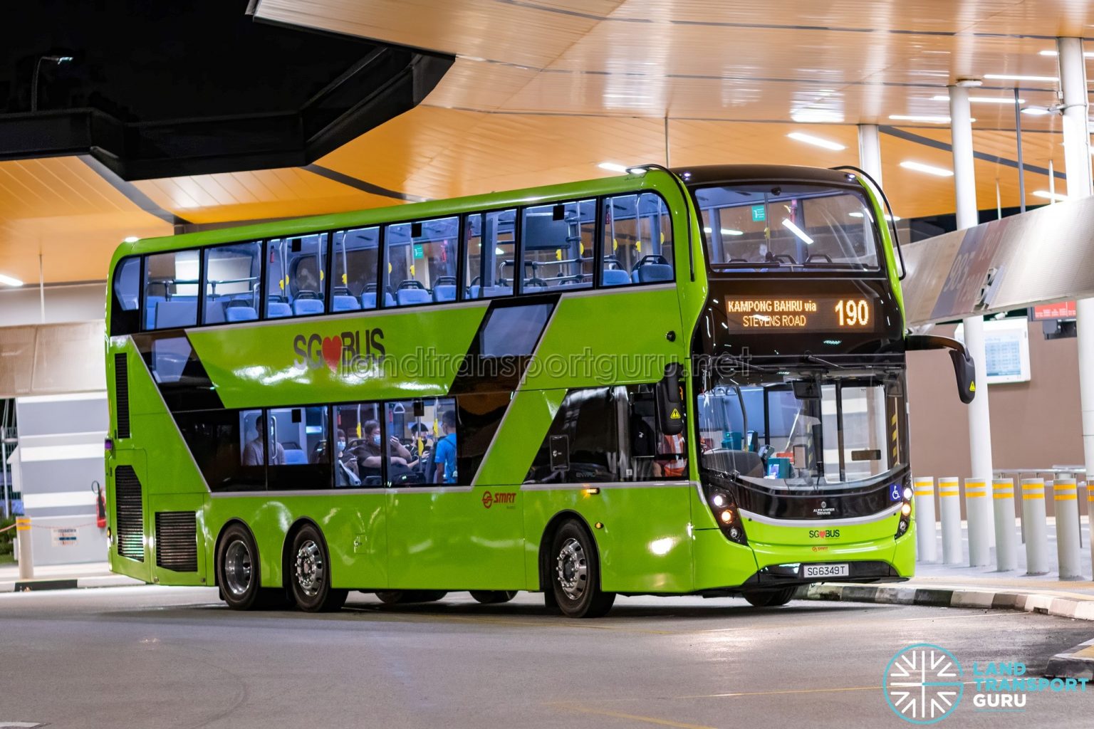 Bus 190 – SMRT Buses Alexander Dennis Enviro500 (3 Door) (SG6349T ...
