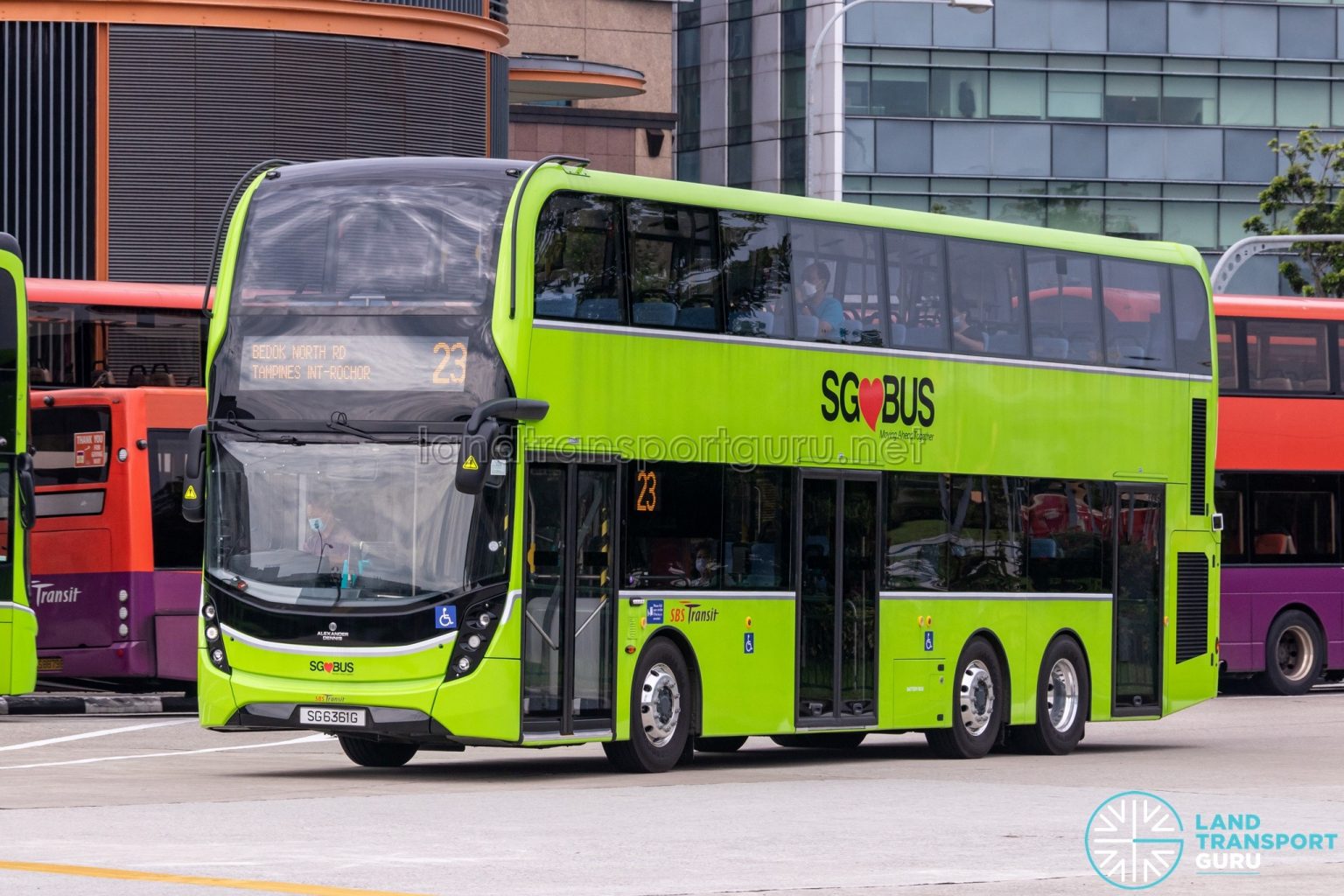 Bus 23 – SBS Transit Alexander Dennis Enviro500 (3-Door) (SG6361G ...