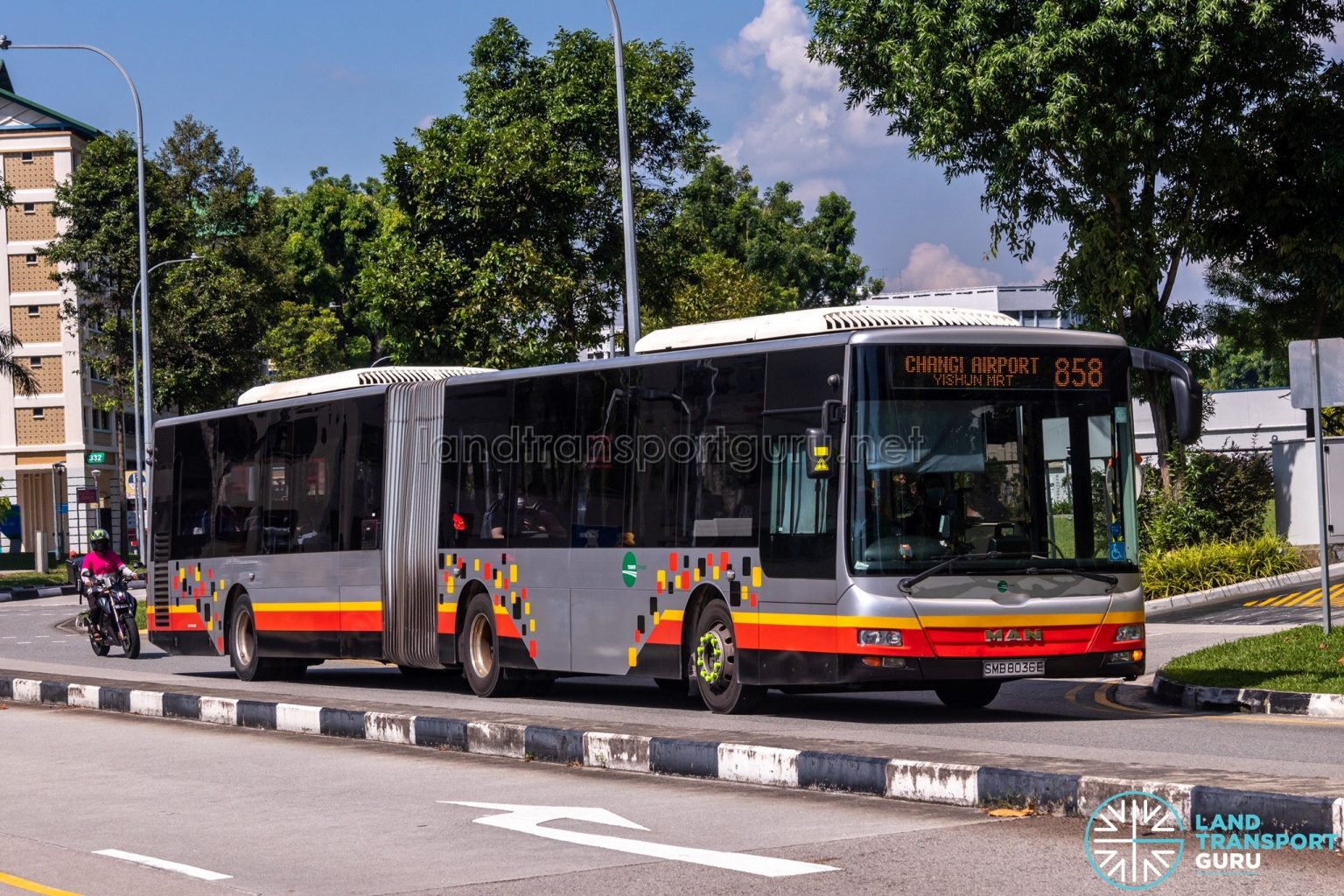 Bus 858 – Tower Transit MAN A24 (SMB8036E) | Land Transport Guru