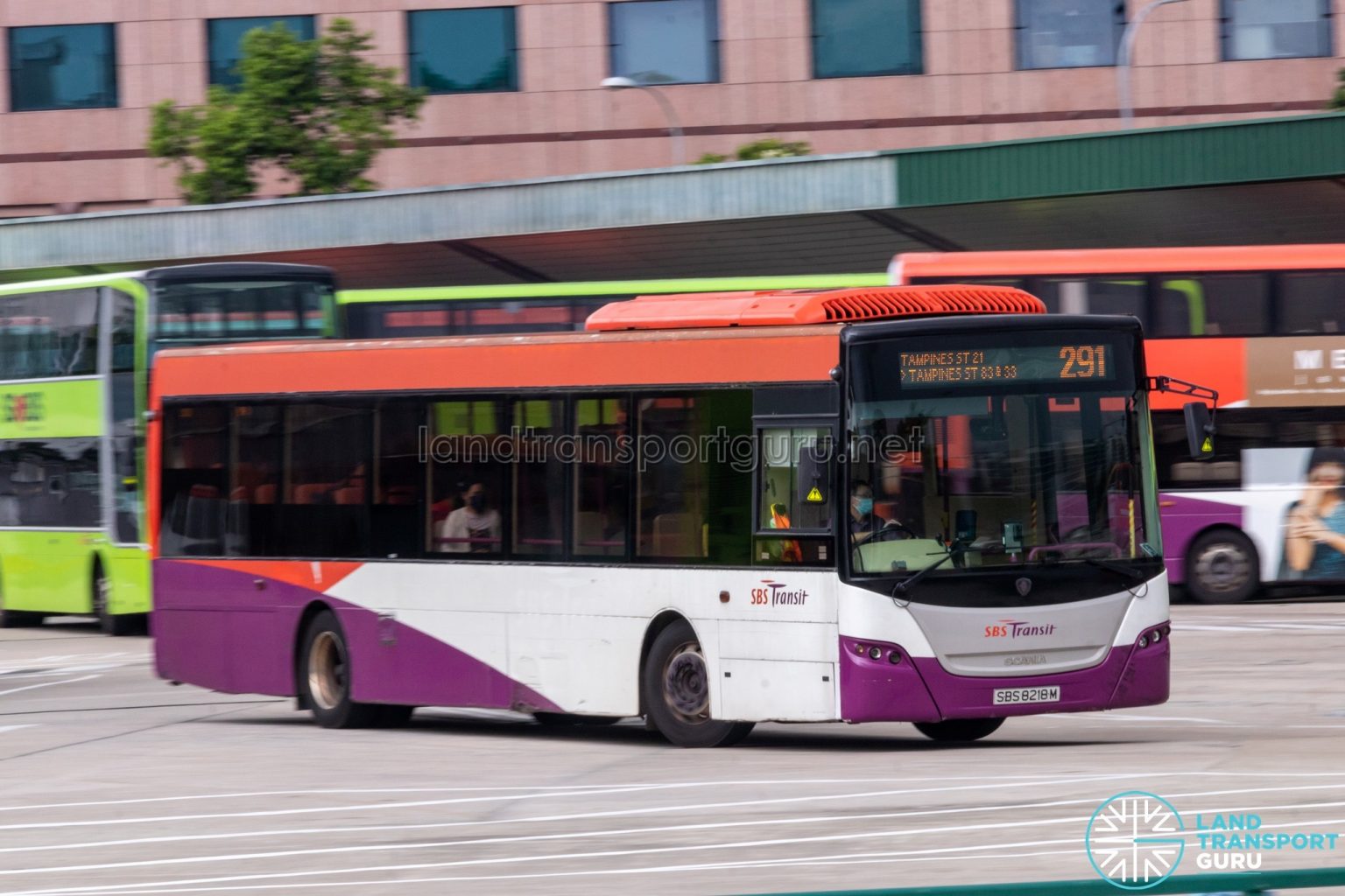Bus 291 – SBS Transit Scania K230UB Euro IV (SBS8218M) | Land Transport ...