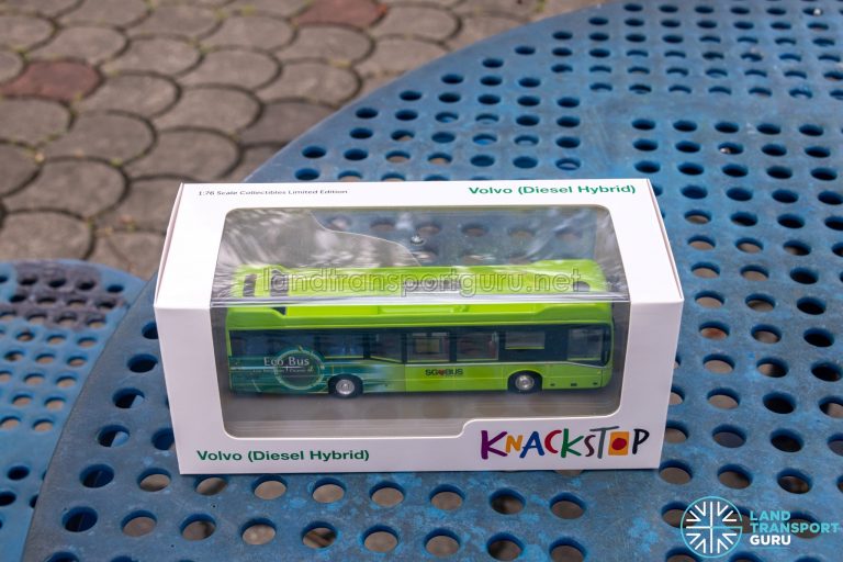 Knackstop Volvo (Diesel Hybrid) Bus Model – Packaging | Land Transport Guru