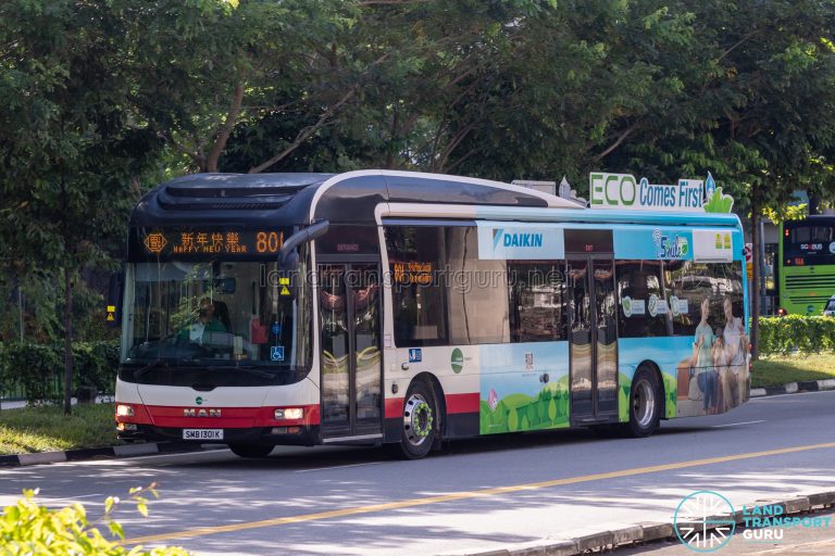 Tower Transit Feeder Bus Service 801 | Land Transport Guru