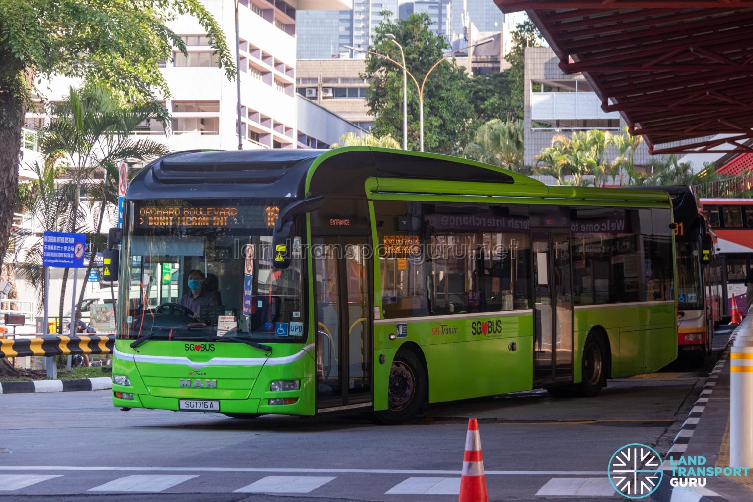 Bus 16 – SBS Transit MAN A22 (SG1716A) | Land Transport Guru