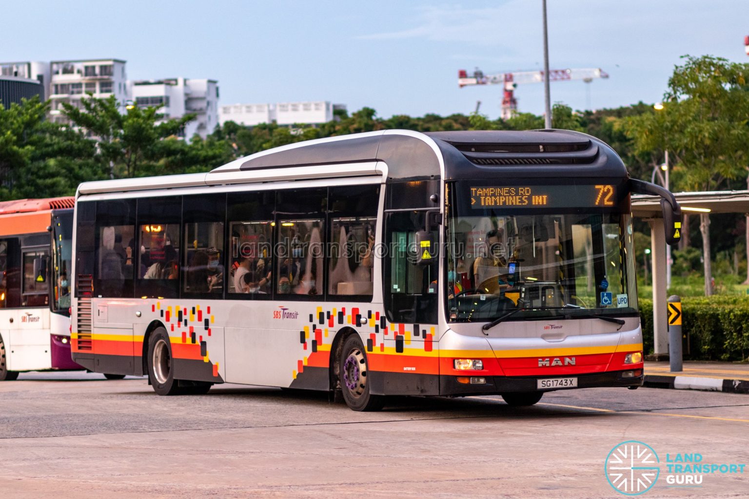 Bus 72 – SBS Transit MAN A22 (SG1743X) | Land Transport Guru