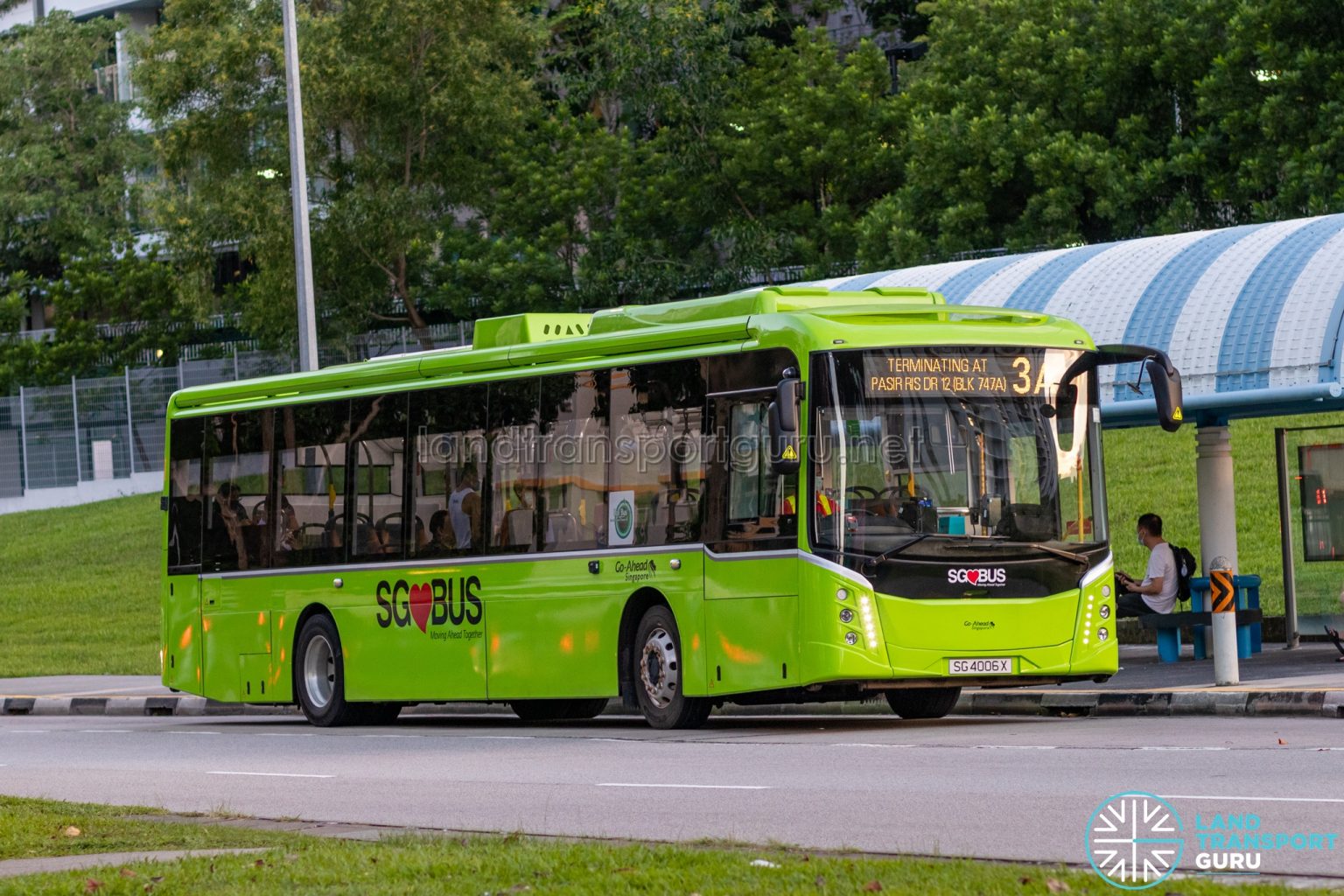 Bus 3A – Go-Ahead Singapore CRRC C12 (SG4006X) | Land Transport Guru