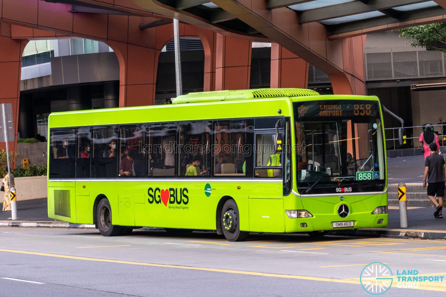 Bus 858 – Tower Transit Mercedes-Benz OC500LE (SMB46D) | Land Transport ...