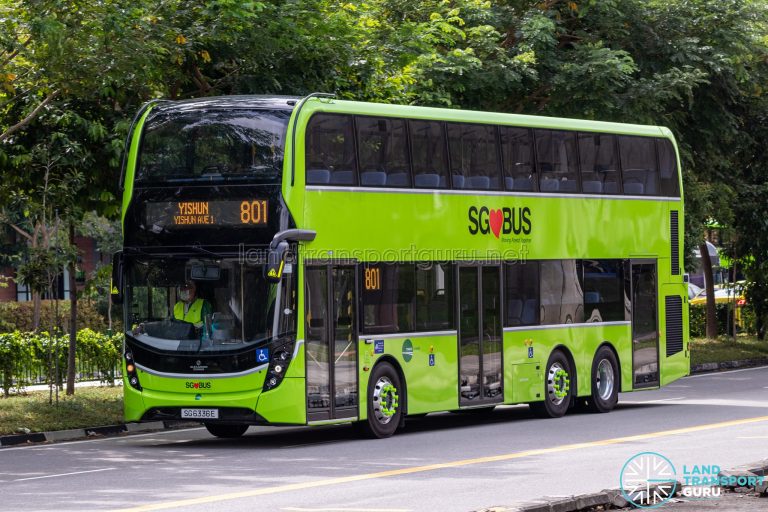 Bus 801 – Tower Transit Alexander Dennis Enviro500 (3-Door) (SG6336E ...