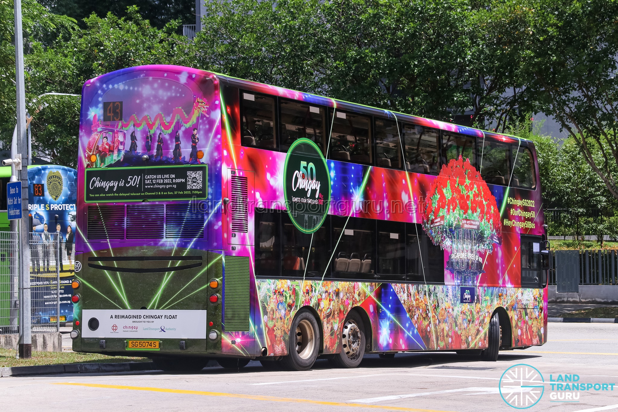 Bus 43 Go Ahead Singapore Volvo B9TL Wright SG5074S Bus 43 Go Ahead Singapore Volvo B9TL Wright SG5074S