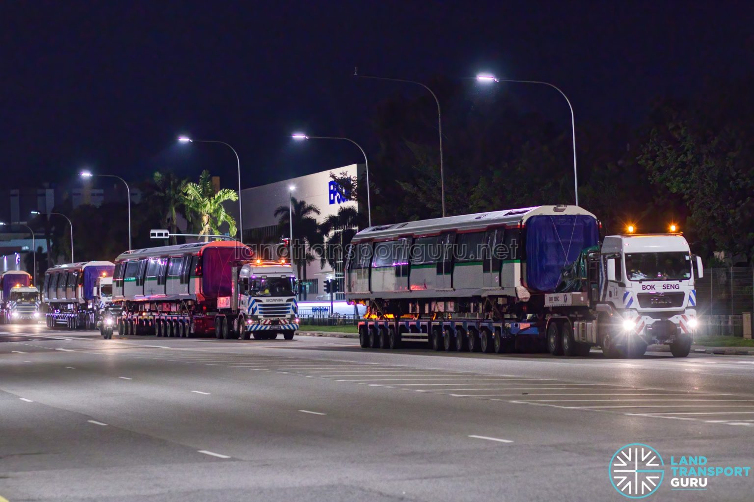 Alstom Movia R151 Trains along Tuas West Road | Land Transport Guru