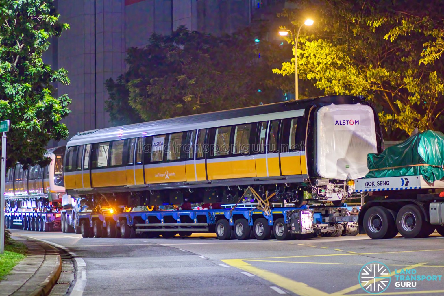 Delivery of Circle Line C851E Trains to Singapore | Land Transport Guru