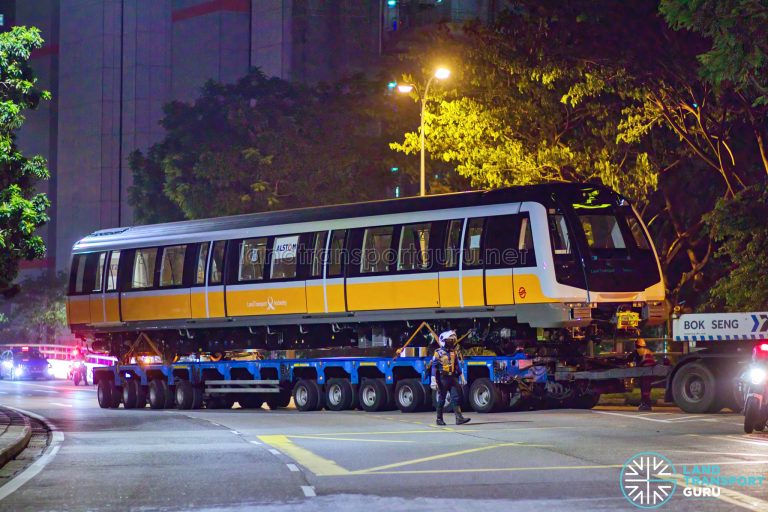 Delivery of Circle Line C851E Trains to Singapore | Land Transport Guru